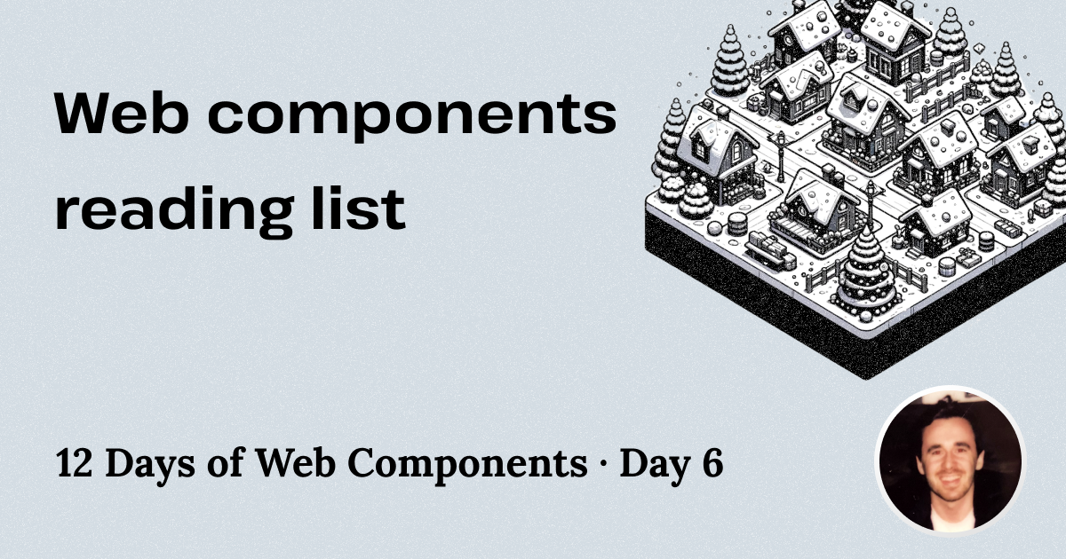 Web Components Reading List 7569